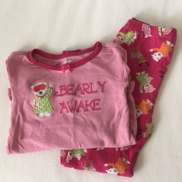 Gymboree | Pajamas | Bearly Awake Long Sleeves Pajama Set | Poshmark
